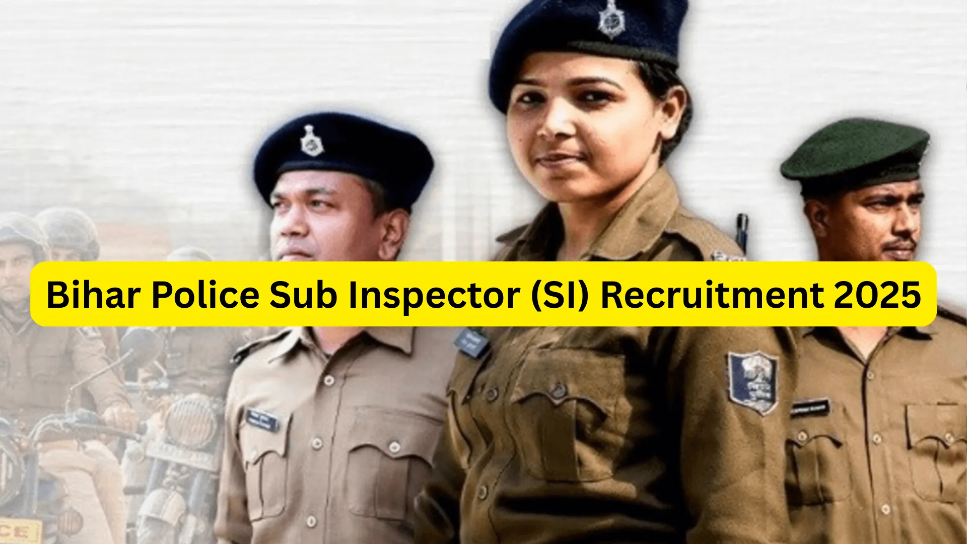 Bihar Police Sub Inspector (SI) Recruitment 2025 Notification Released ...